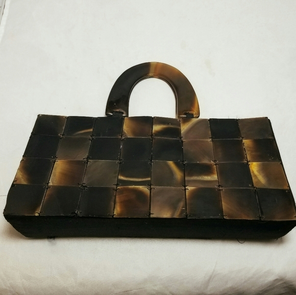 Shiraleah | Bags | Shiraleah Tiled Faux Tortoise Shell Purse | Poshmark